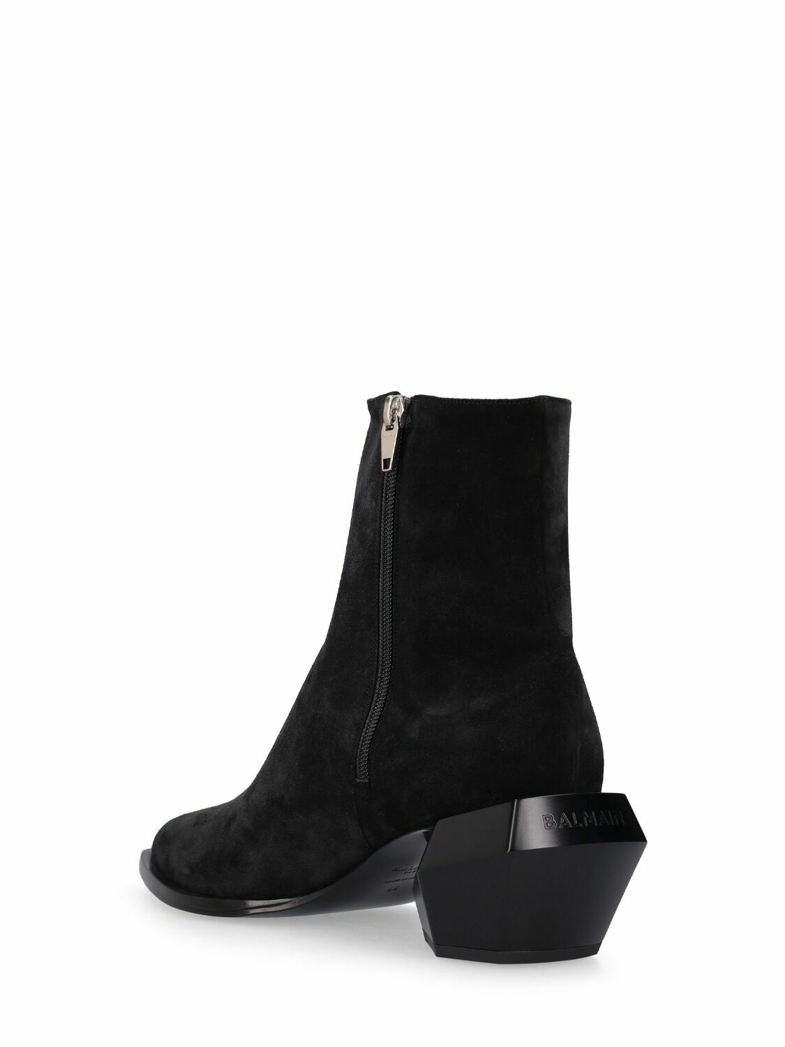 BALMAIN - Billy Suede Ankle Boots Balmain
