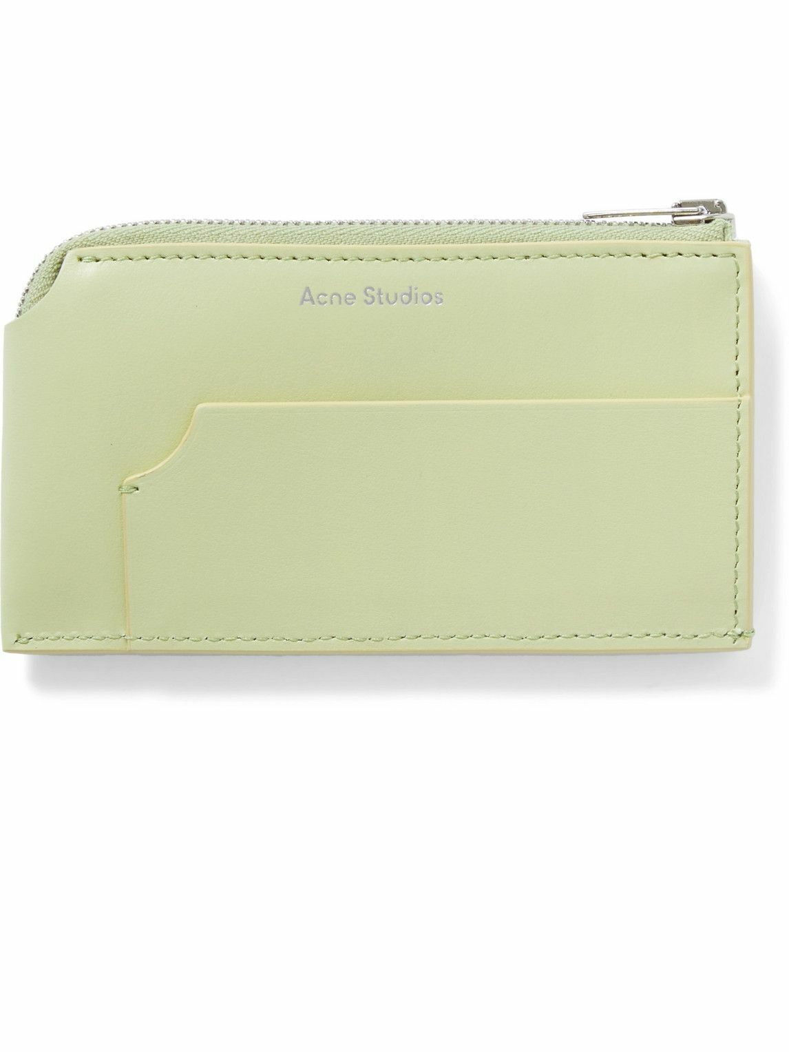 Acne Studios - Logo-Print Leather Zip-Around Wallet Acne Studios