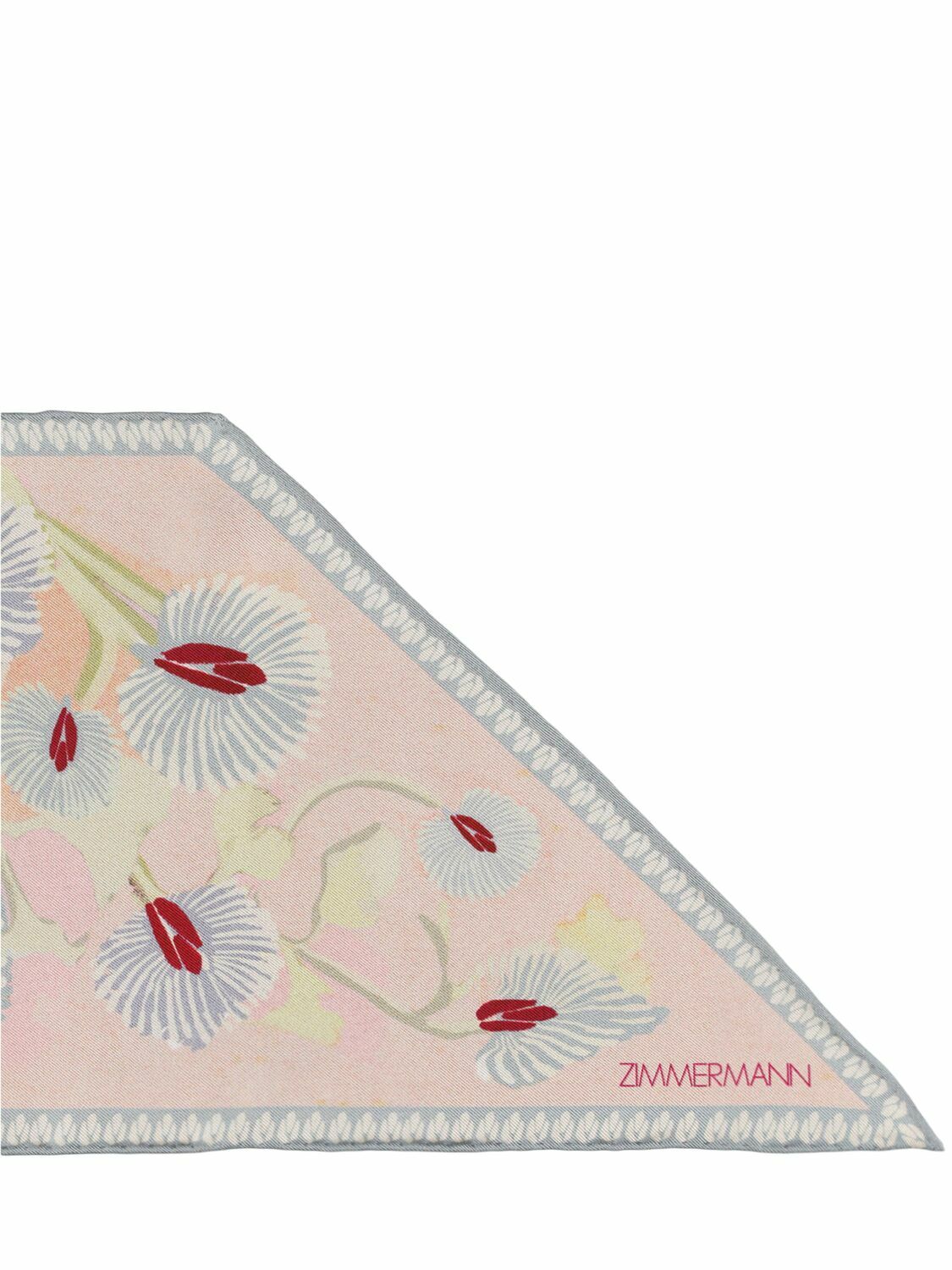ZIMMERMANN Printed Silk Scarf Zimmermann