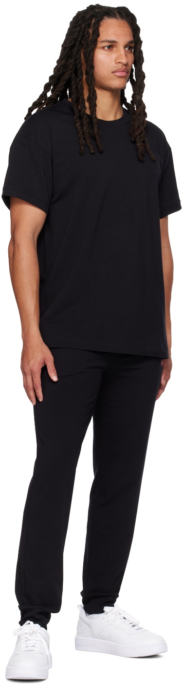 Hugo Black Printed Lounge Pants Hugo Boss