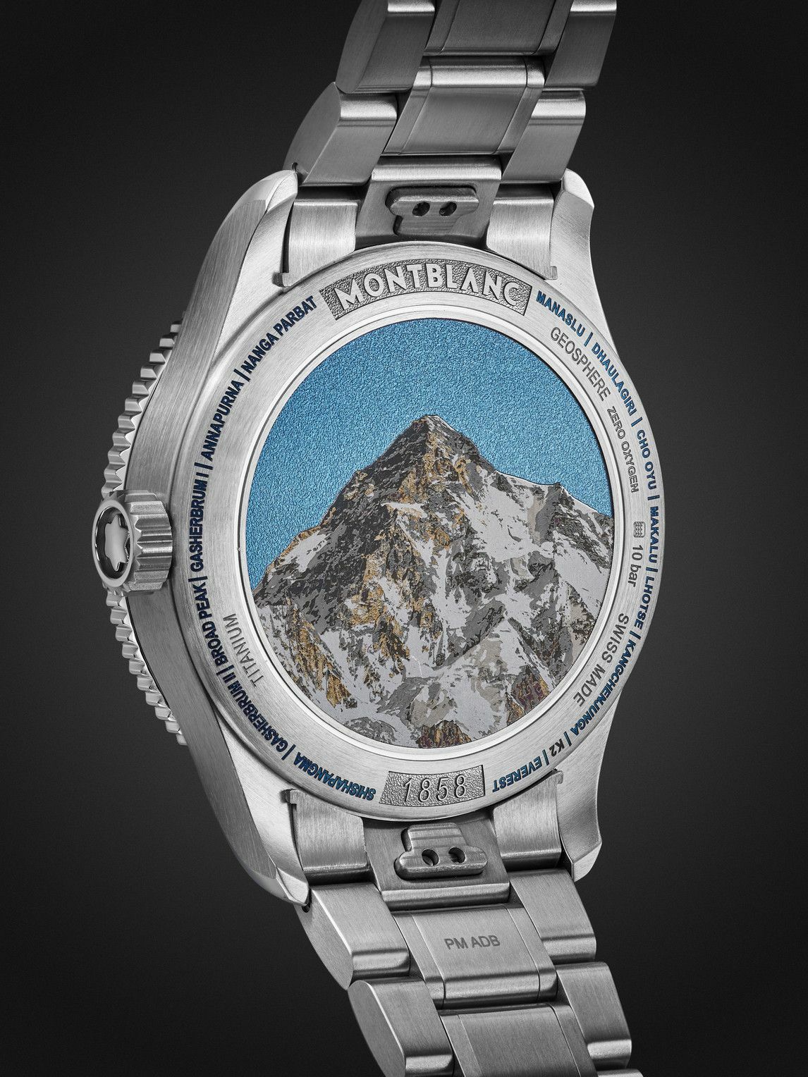 Montblanc - Montblanc 1858 Geosphere 0 Oxygen The 8000 Automatic 42mm ...