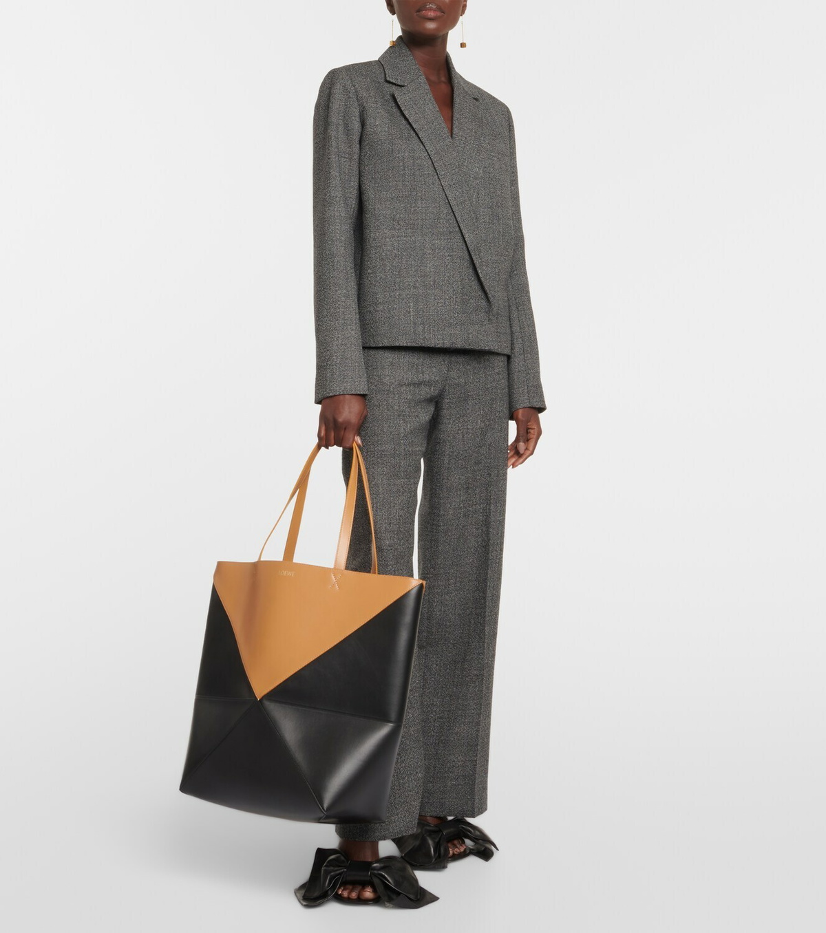Loewe Puzzle Fold Large leather tote bag Loewe