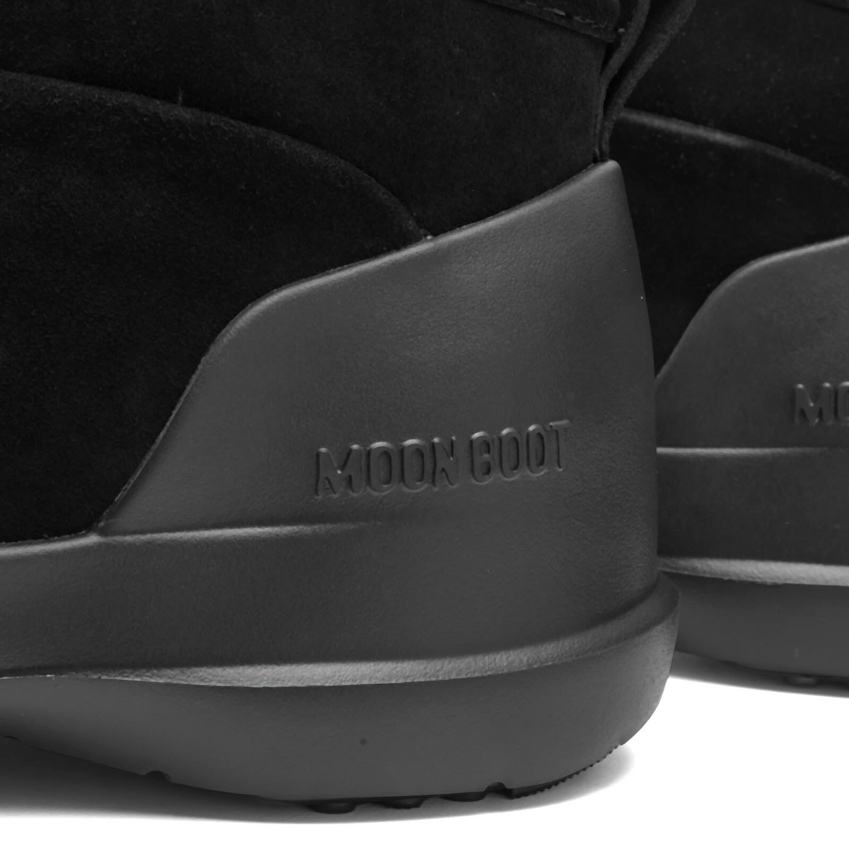 Moon Boot Women's Luna Suede Low Boot in Black Moon Boot
