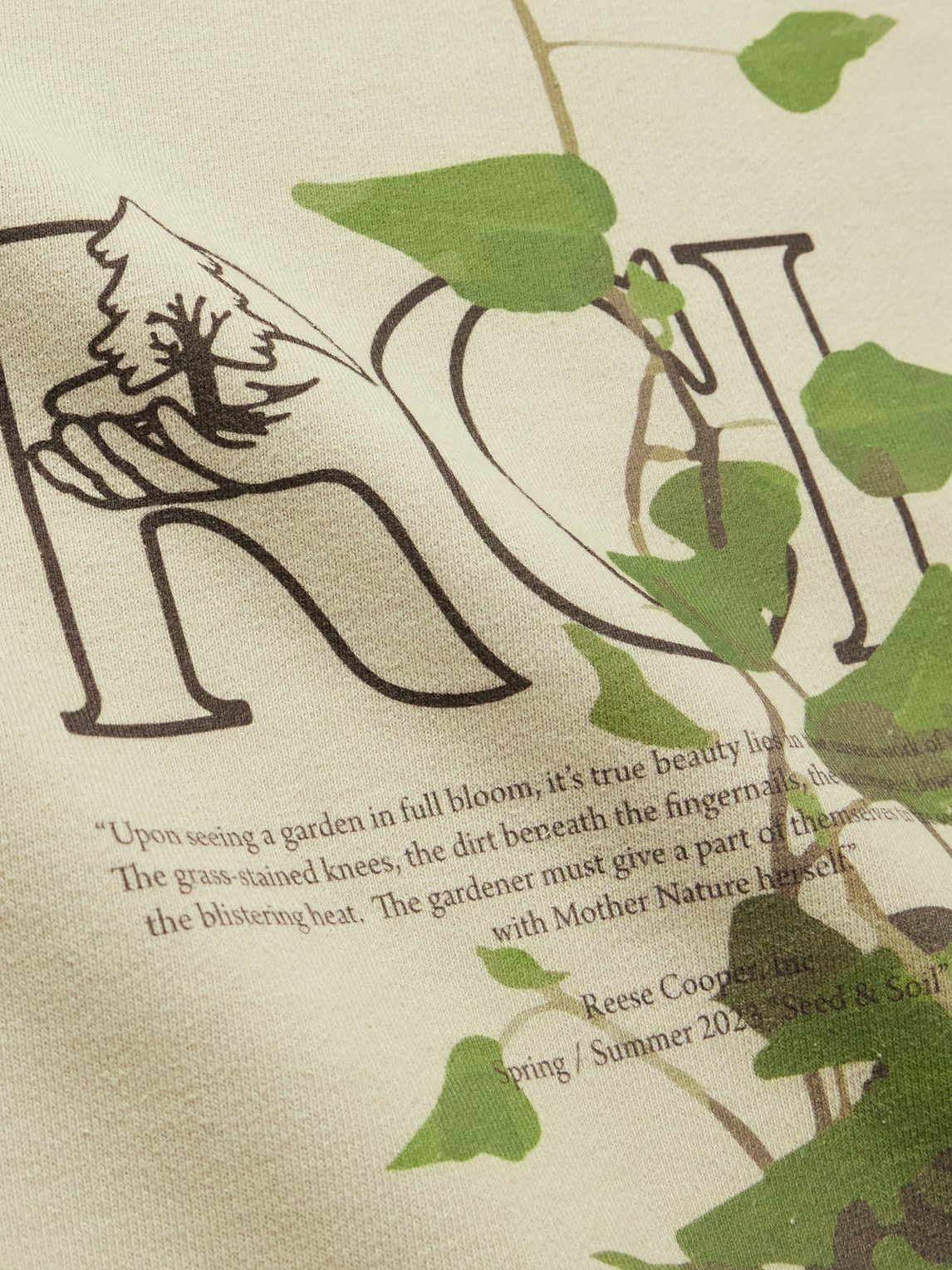 Reese Cooper® - Logo-Print Cotton-Jersey Hoodie - Neutrals Reese Cooper