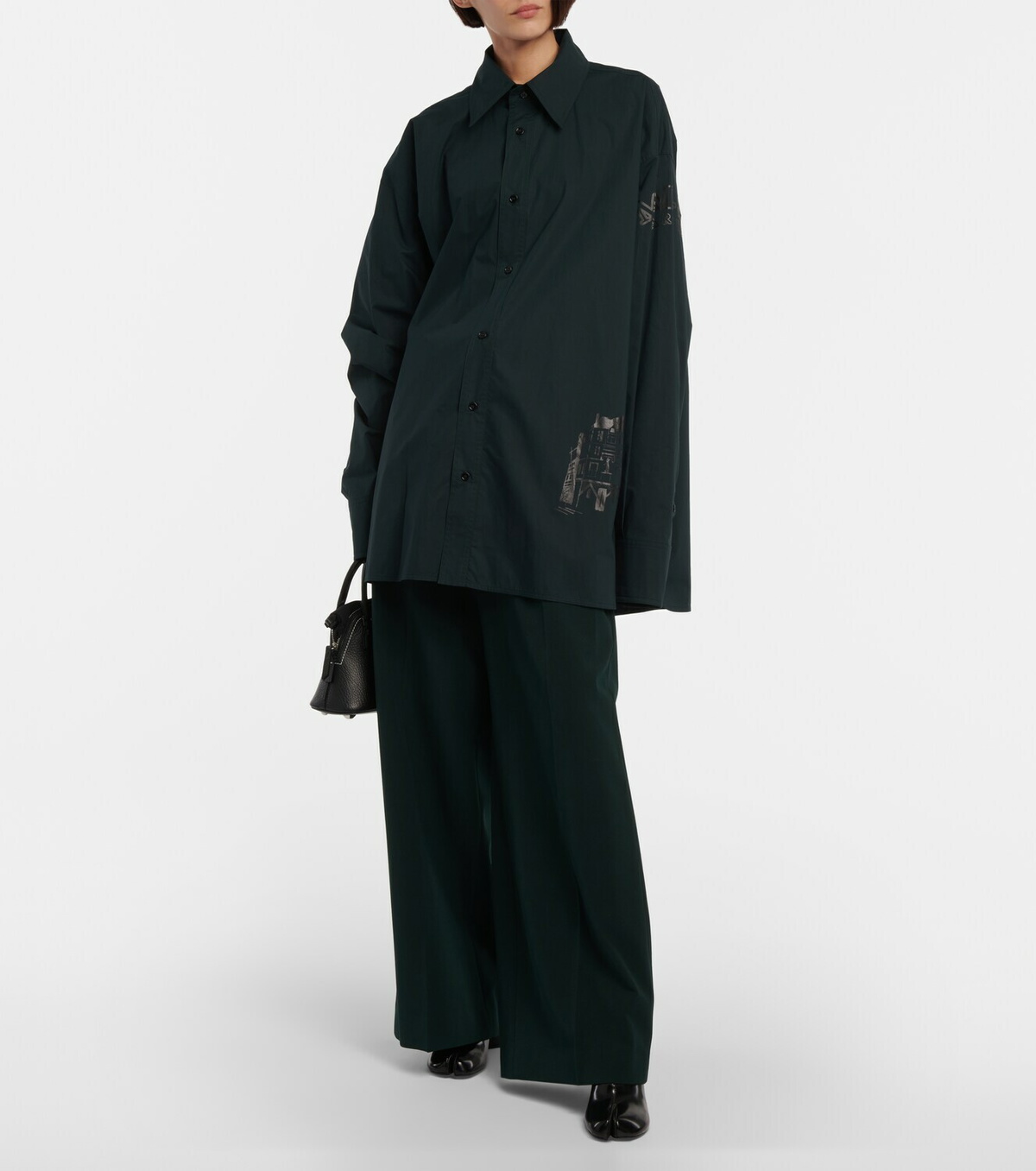 MM6 Maison Margiela - Wide-leg pleated pants MM6 Maison Margiela