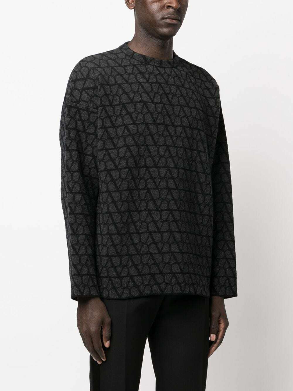 VALENTINO - Wool Textured Sweater Valentino