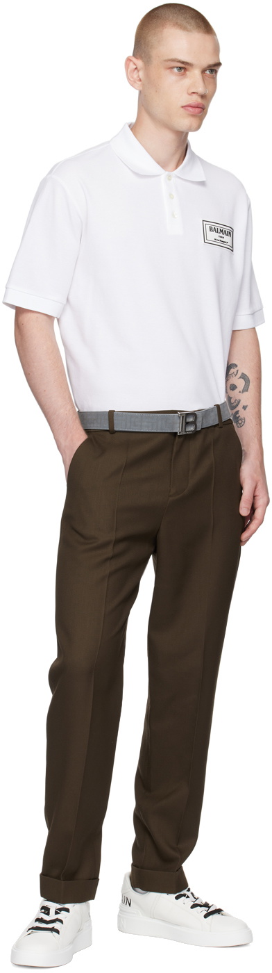 Balmain White Patch Polo Balmain