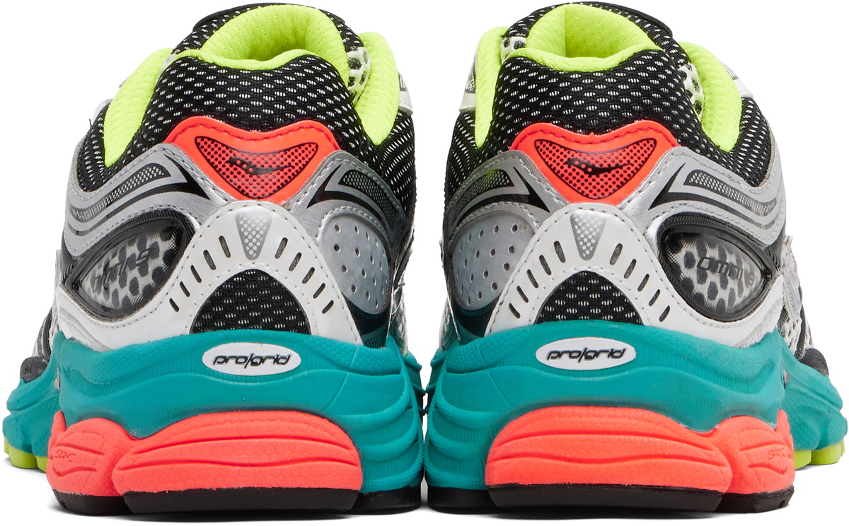 Saucony Silver & Black ProGrid Omni 9 Sneakers Saucony