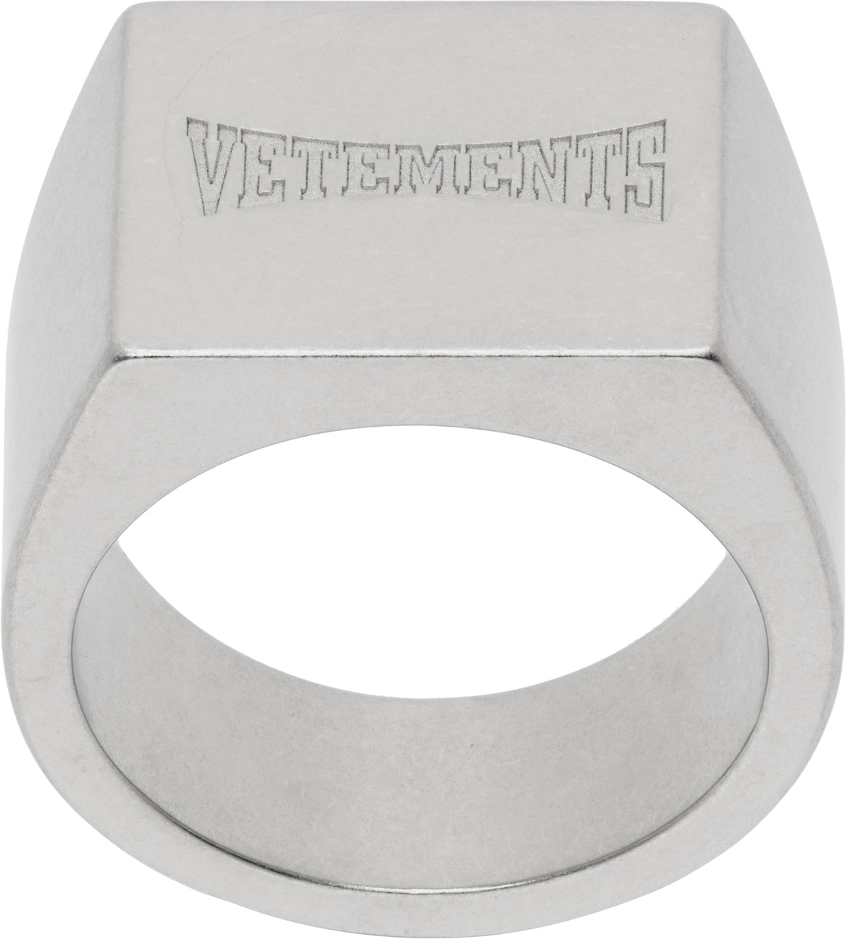 VETEMENTS Boxing Logo Signet Ring Vetements