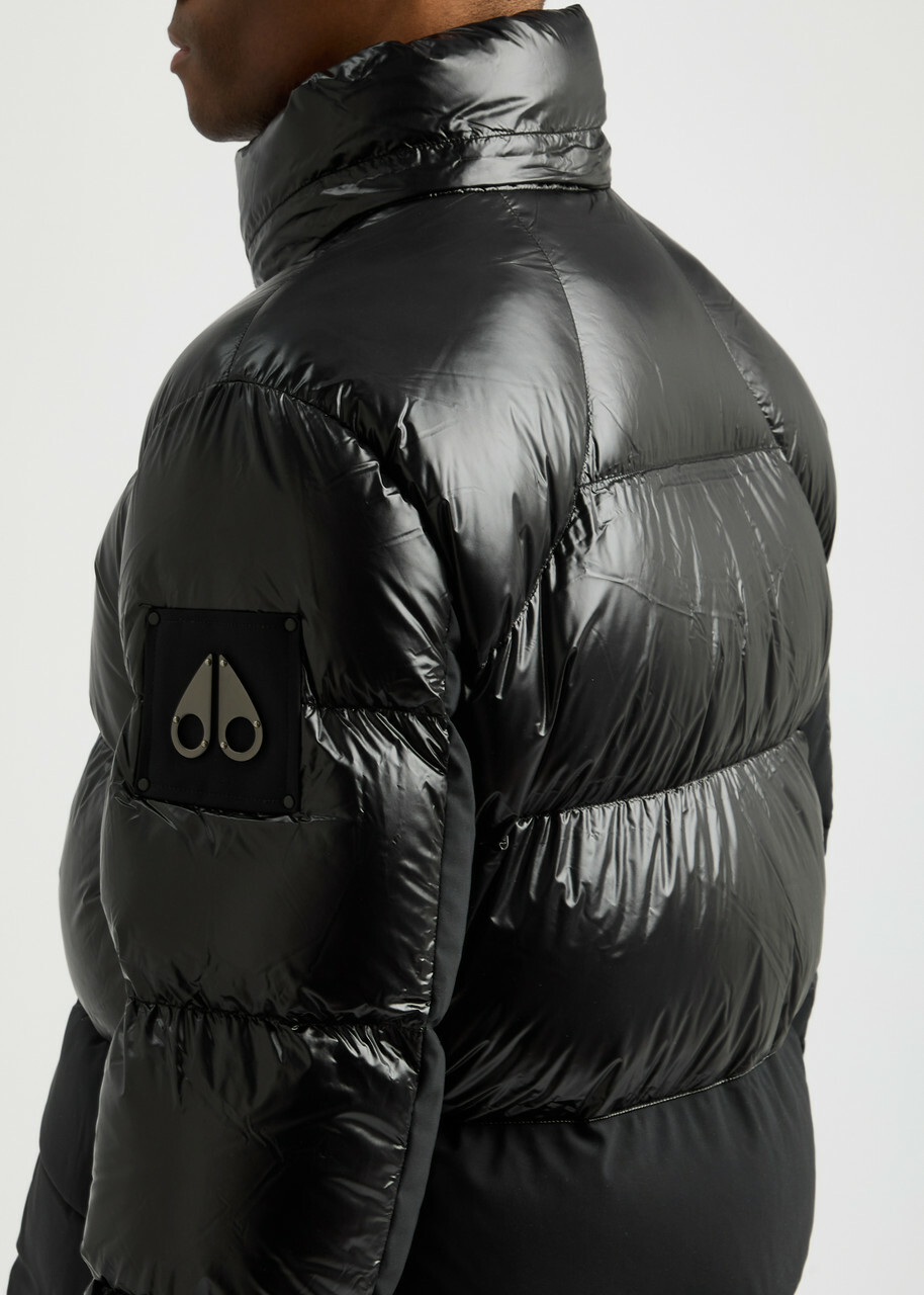 Moose Knuckles Adams Quilted Shell Jacket Black Moose Knuckles