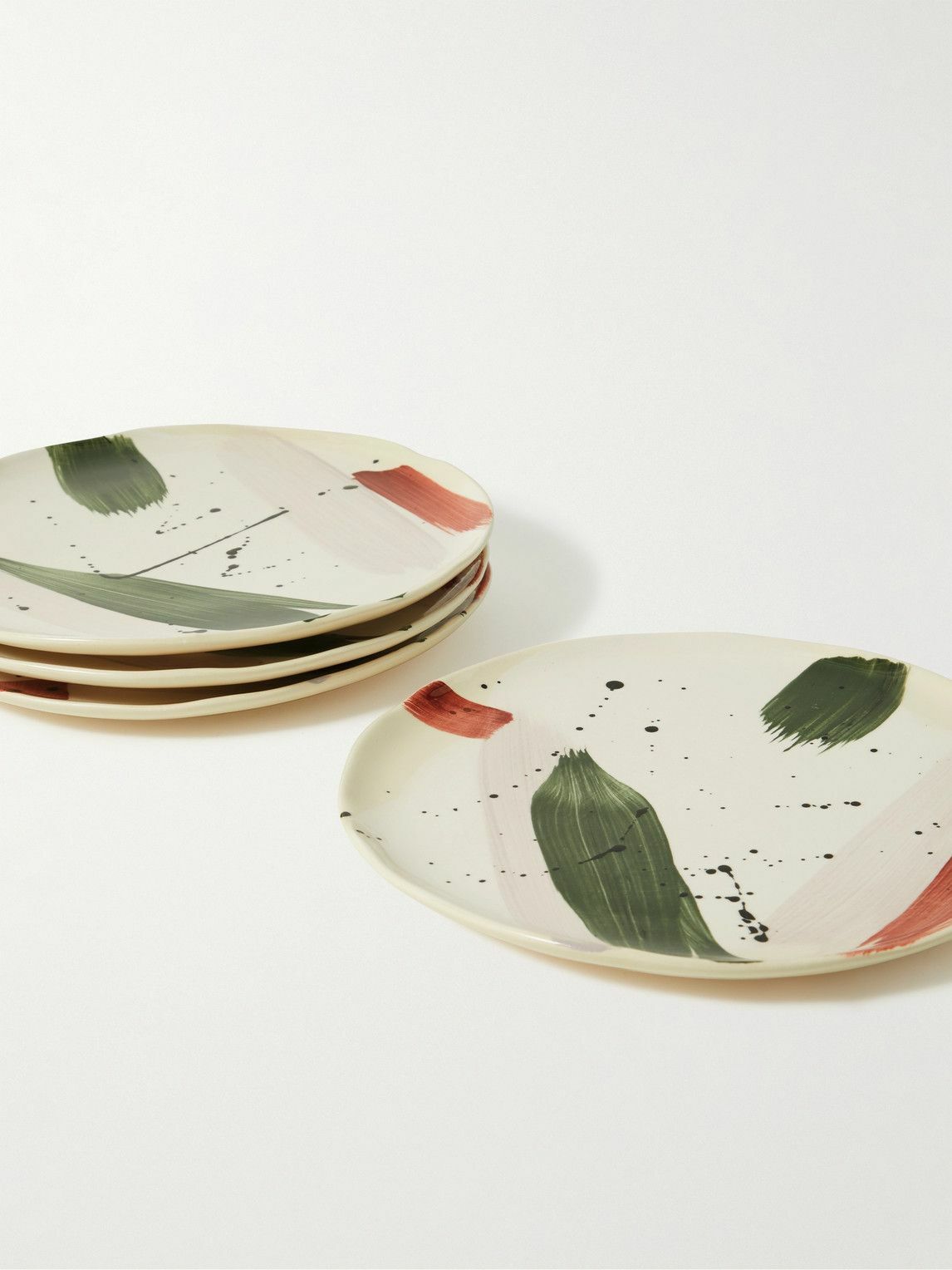 Soho Home - Alameda Set of Four Stoneware Plates Soho Home