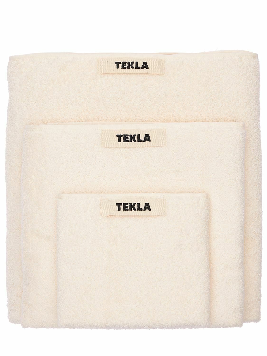 TEKLA - Set Of 3 Organic Cotton Towels Tekla Fabrics