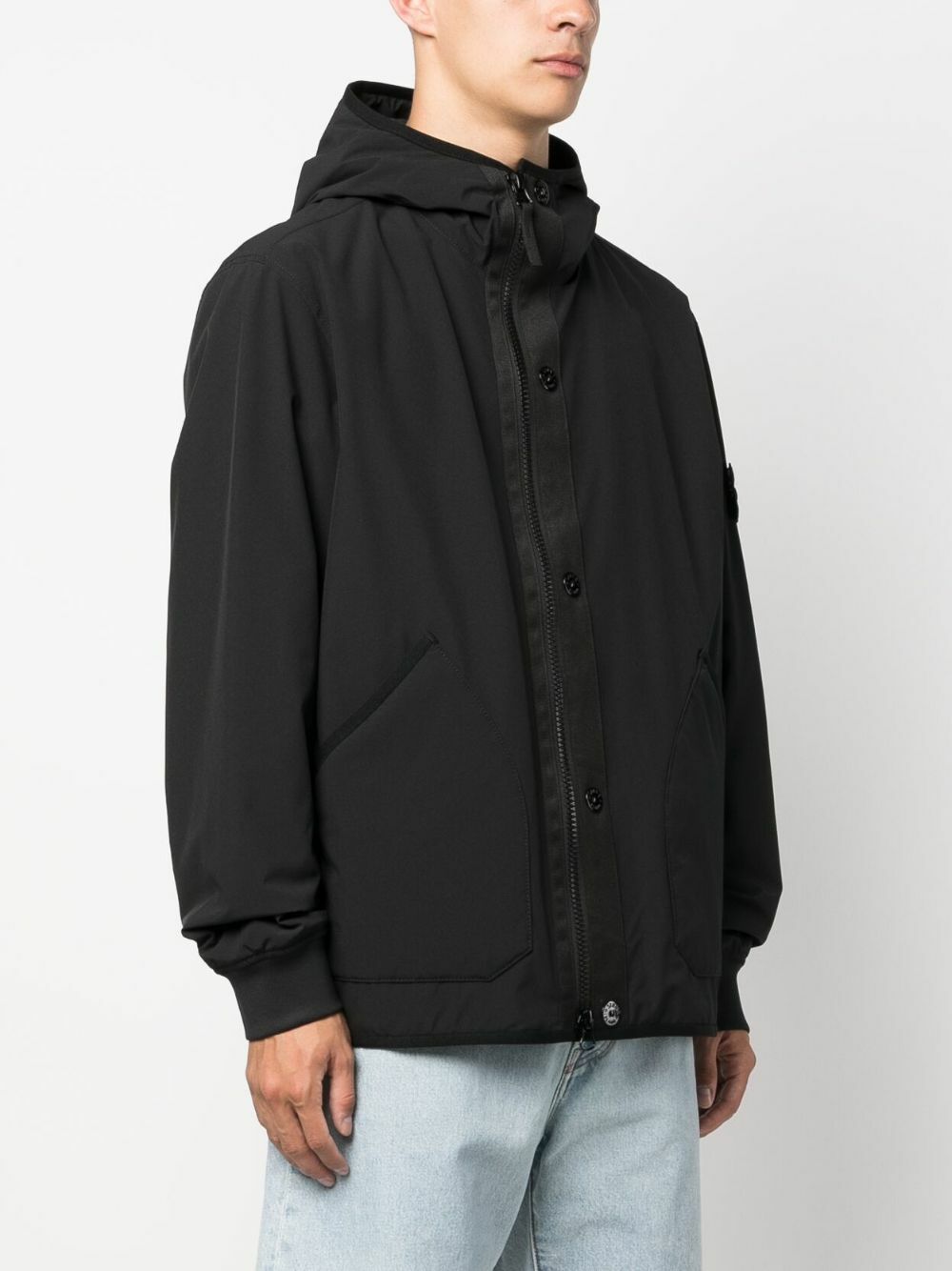 STONE ISLAND - Waterproof Jacket With Logo Stone Island