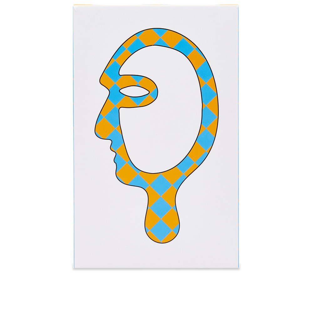 Areaware Profile Hand Mirror in Blue/Yellow Areaware