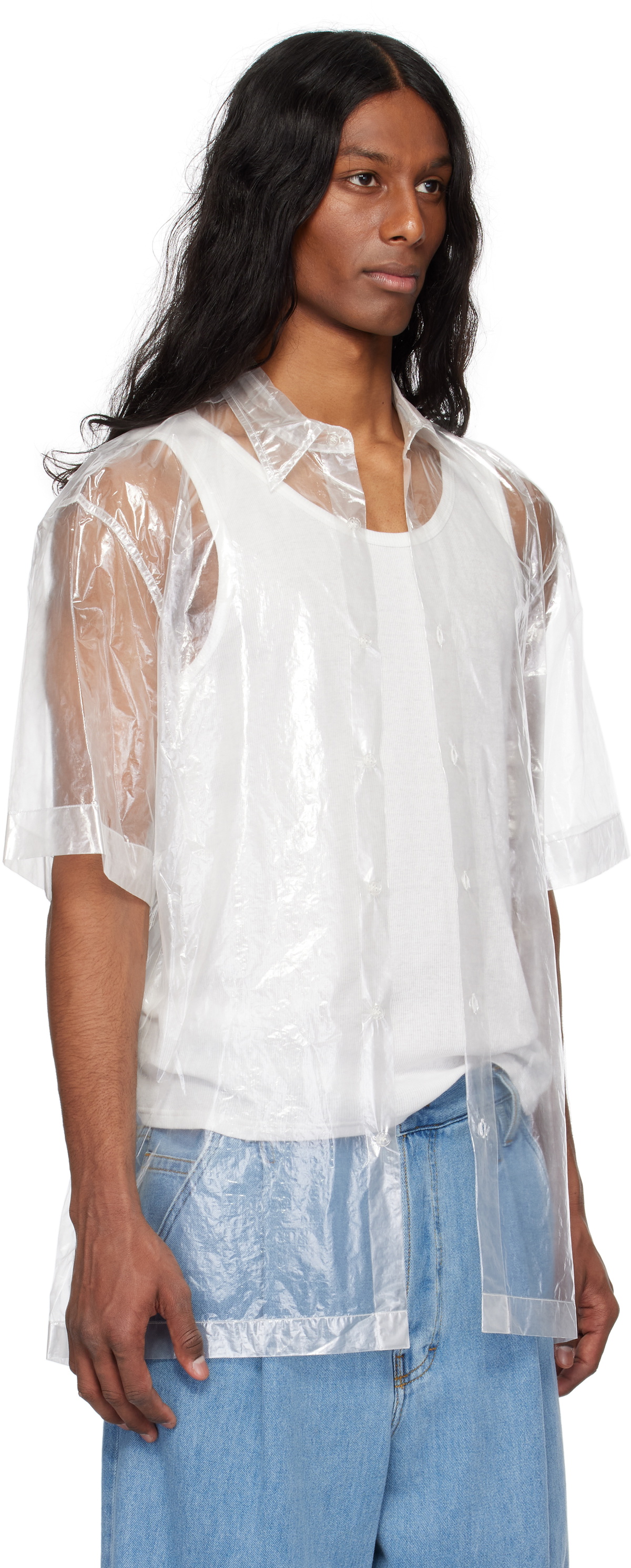 Dries Van Noten Transparent Nylon Shirt Dries Van Noten
