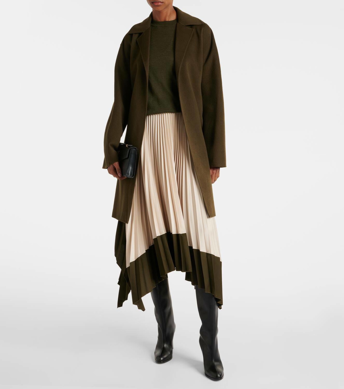 Joseph Light Double Face Cranwood wool and silk coat Joseph