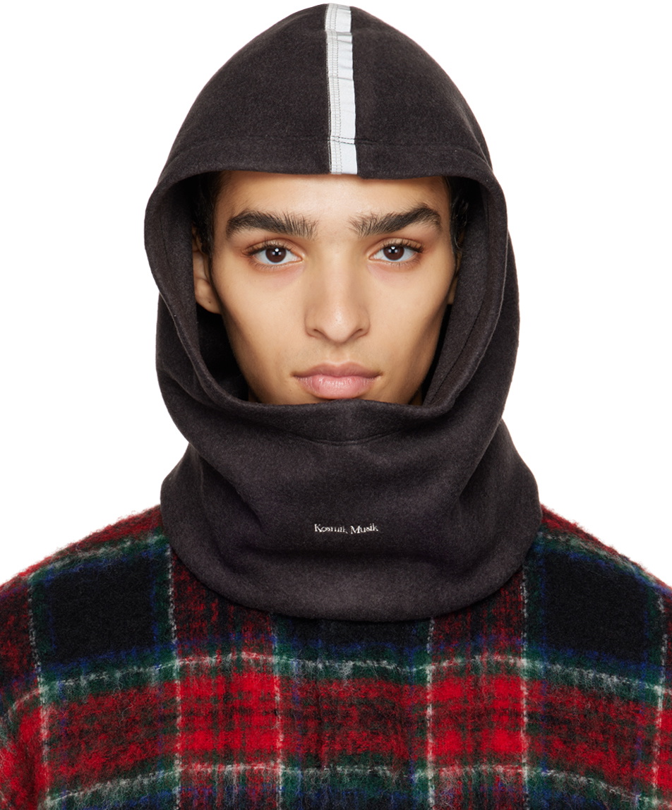 UNDERCOVER Black Embroidered Beanie Undercover