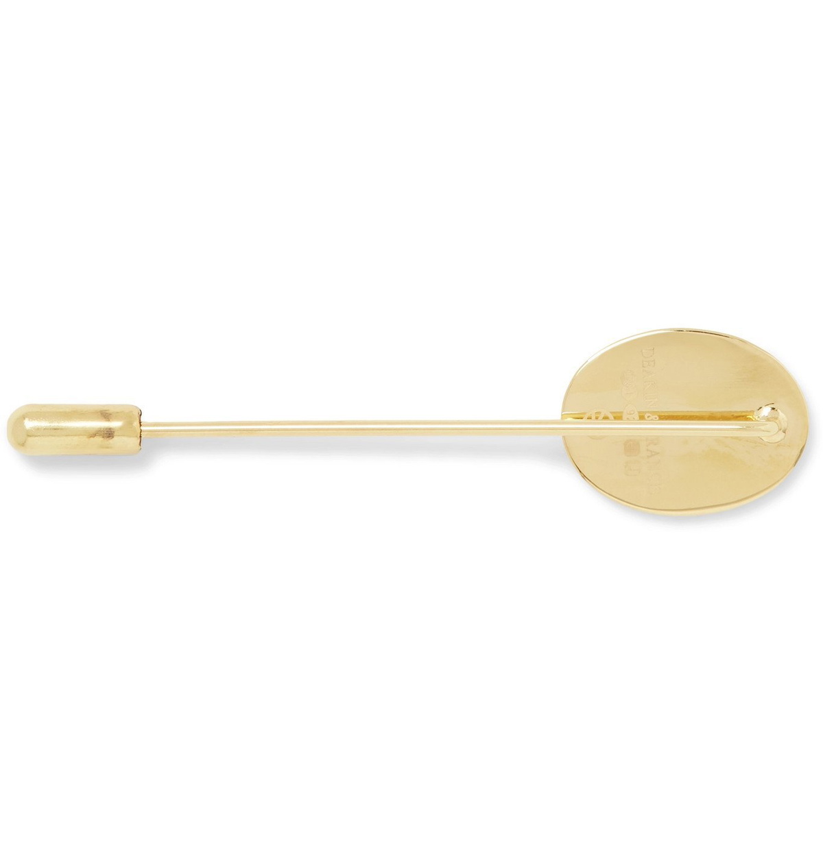 Kingsman - Deakin & Francis Engraved Gold-Plated Tie Pin - Gold Kingsman