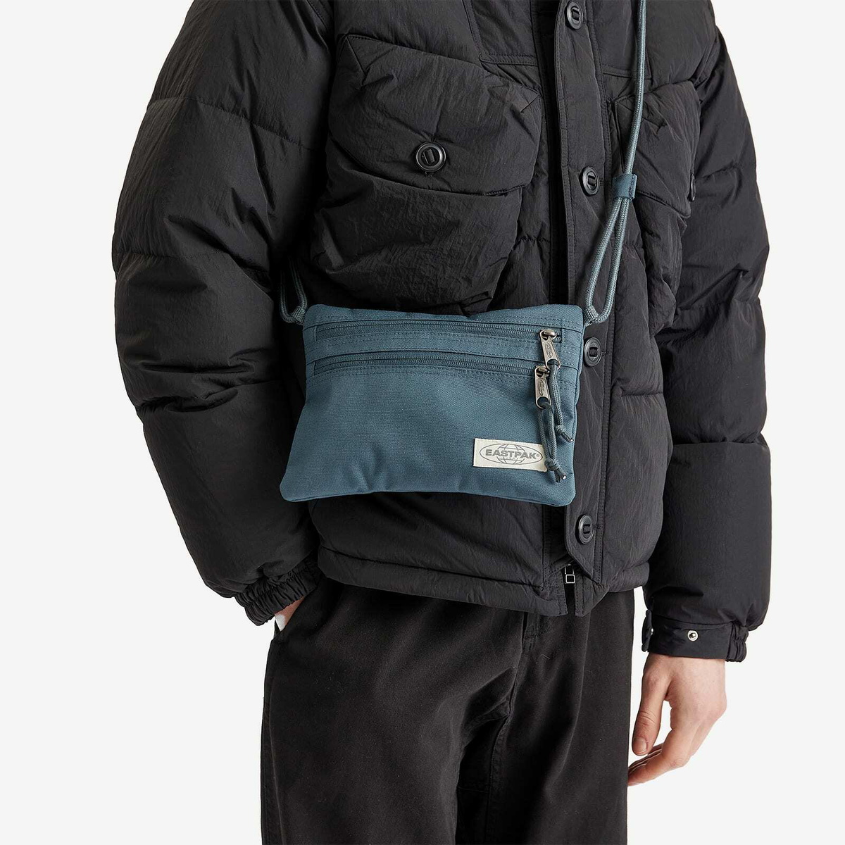 Eastpak Crostin Cross Body Bag in Washed Cobble Eastpak