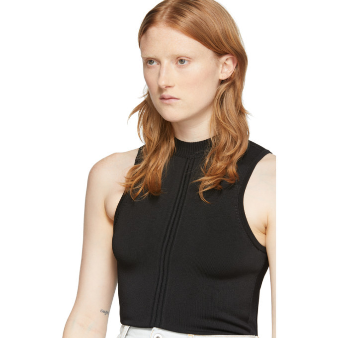 Off-White Black Open Back Short Jumpsuit Off-White