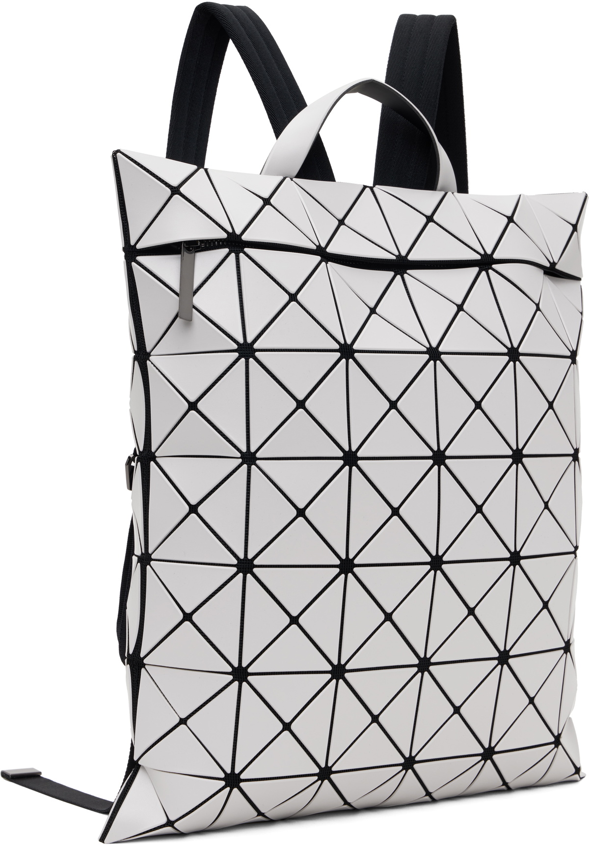 BAO BAO ISSEY MIYAKE Gray Flat Pack Backpack Bao Bao Issey Miyake