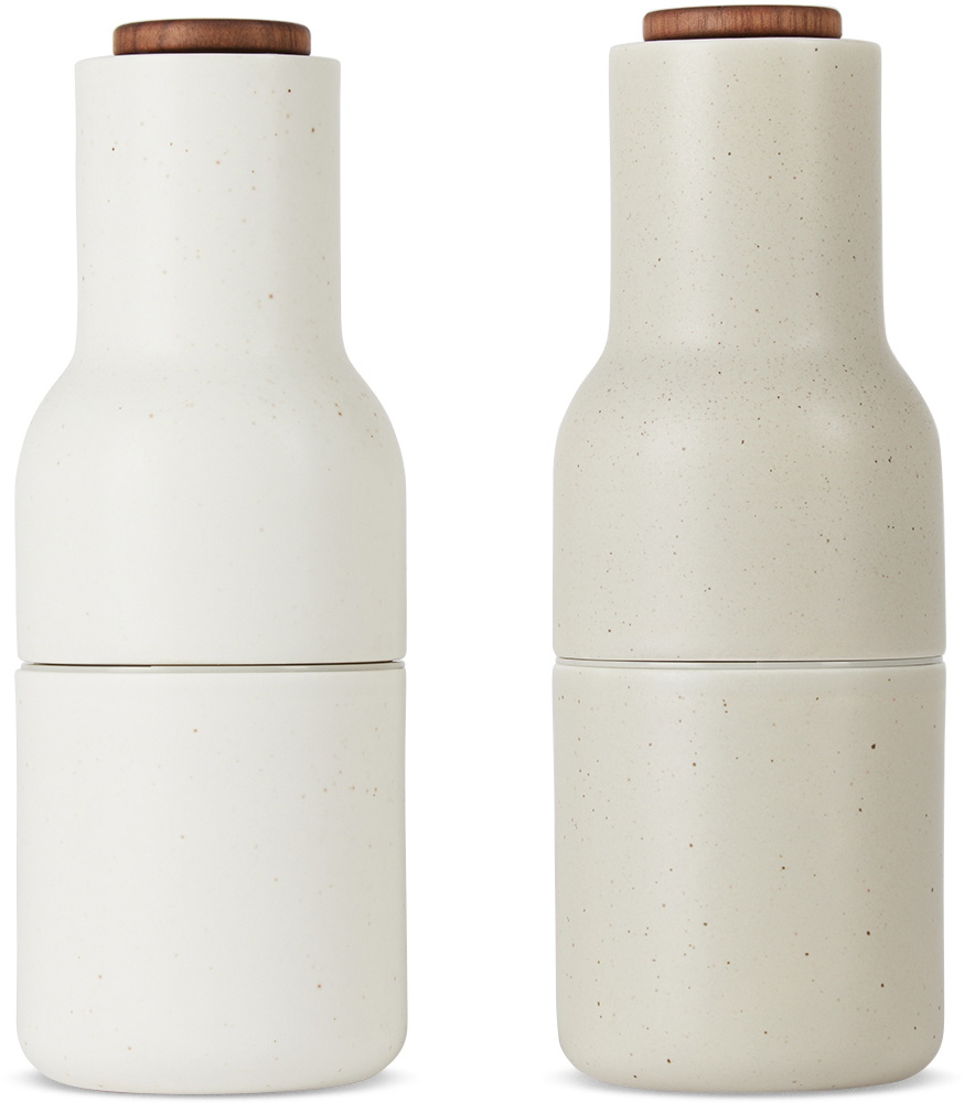 MENU White & Grey Norm Architects Edition Walnut Bottle Grinders Menu