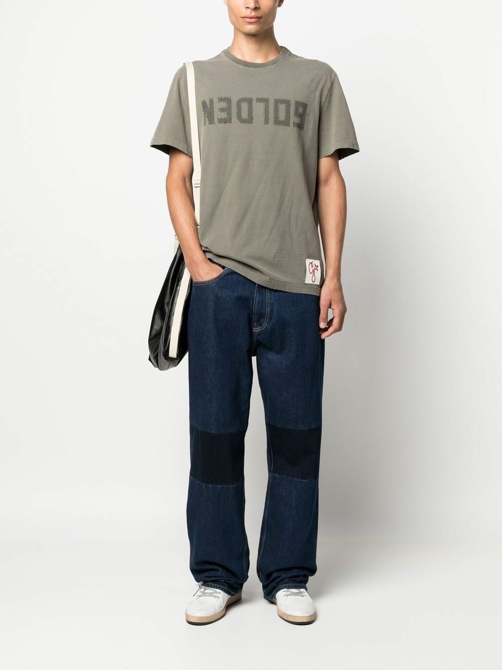 GOLDEN GOOSE - Golden Cotton T-shirt Golden Goose Deluxe Brand