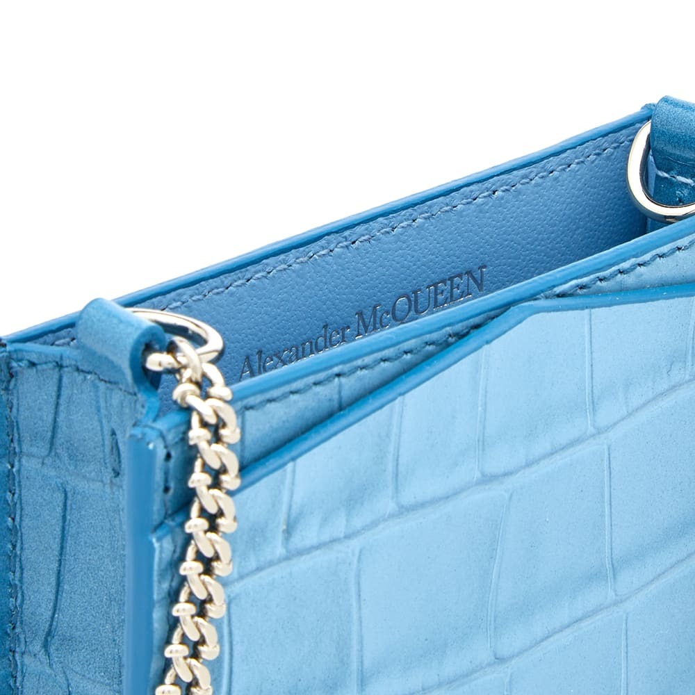Alexander McQueen Women's Phone Case On Chain in Ciel Alexander McQueen