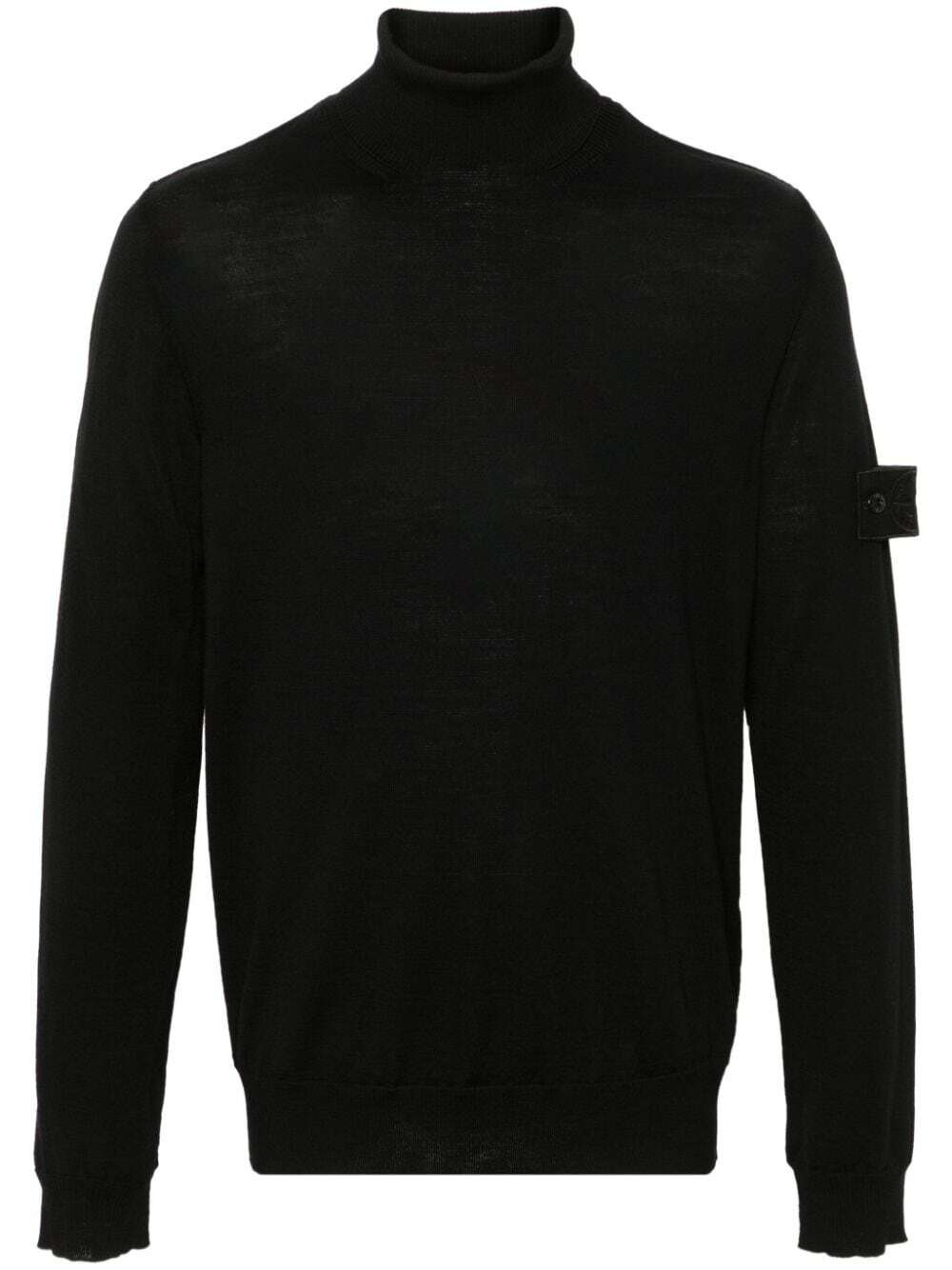 STONE ISLAND - Wool Turtle-neck Sweater Stone Island