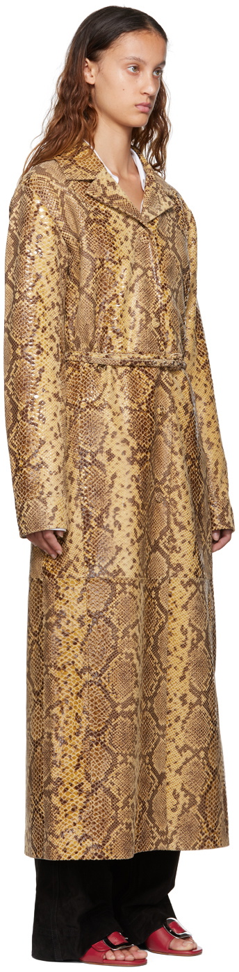 Saks Potts Brown Lea Coat Saks Potts