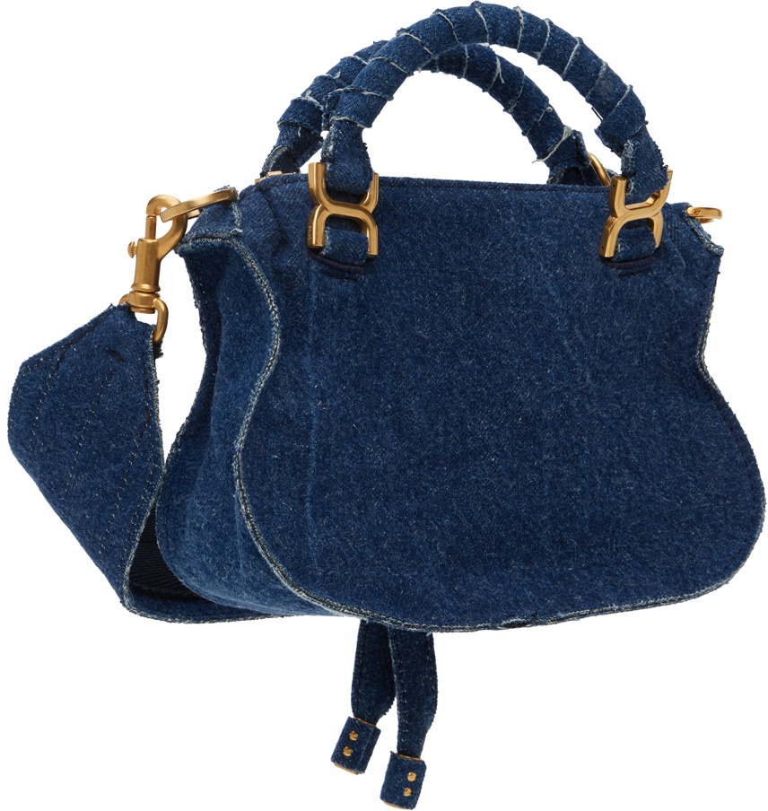 Chloé Blue Mini Marcie Denim Bag Chloe