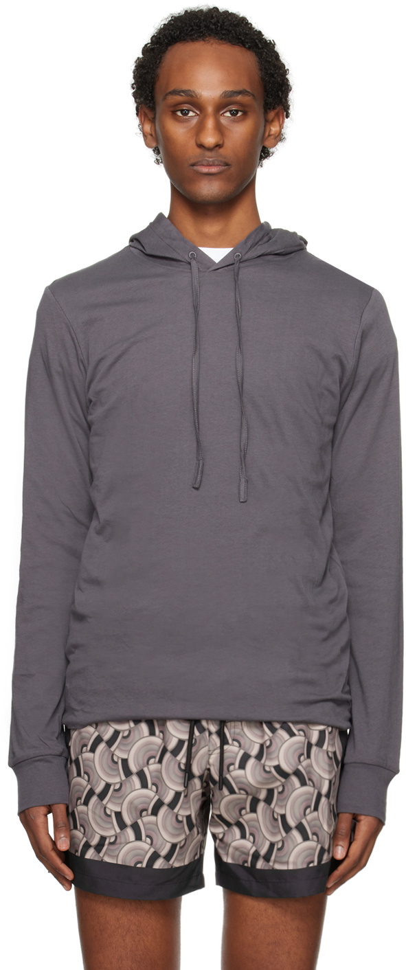 Dries Van Noten Gray Drawstring Hoodie Dries Van Noten
