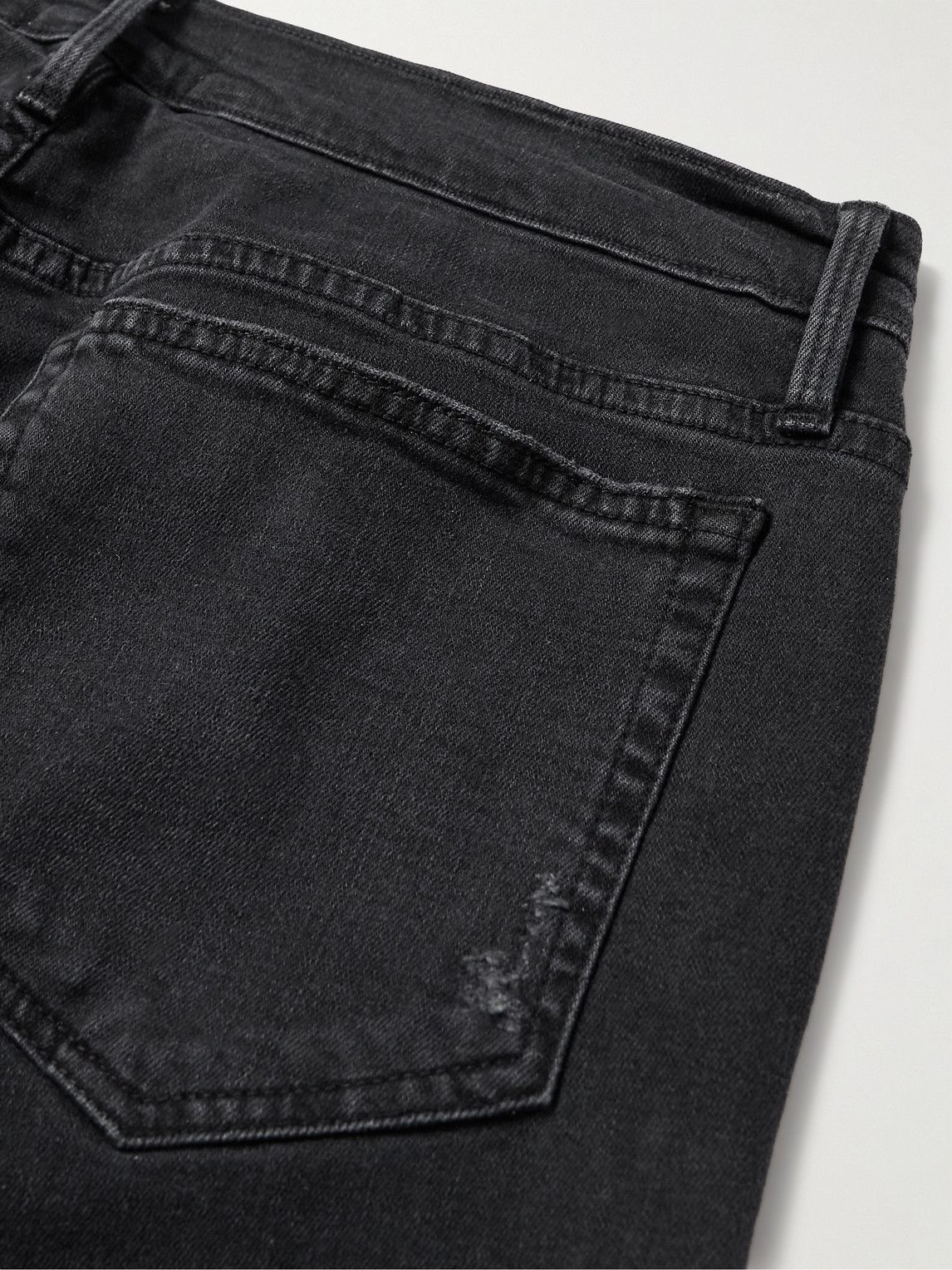 FRAME - L'Homme Skinny-Fit Jeans - Black Frame Denim