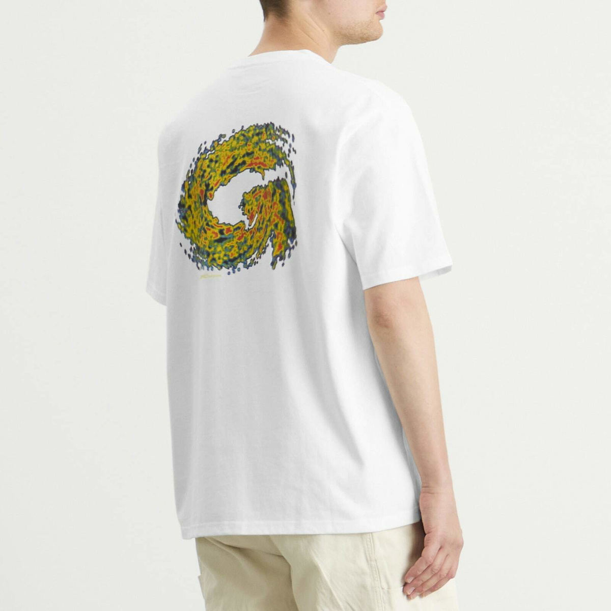 Gramicci Men's Hurricane T-Shirt in White Gramicci