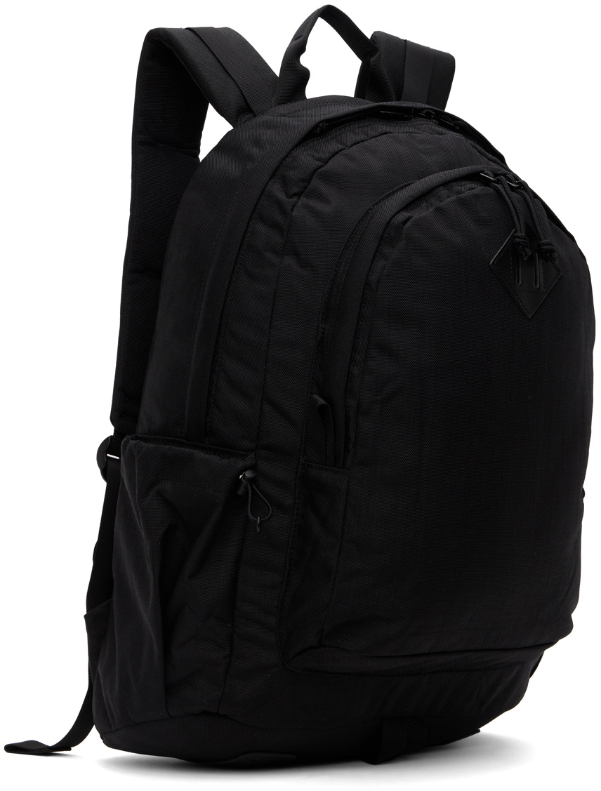 BEAMS PLUS Black Day Pack 2-Compartments Backpack Beams Plus