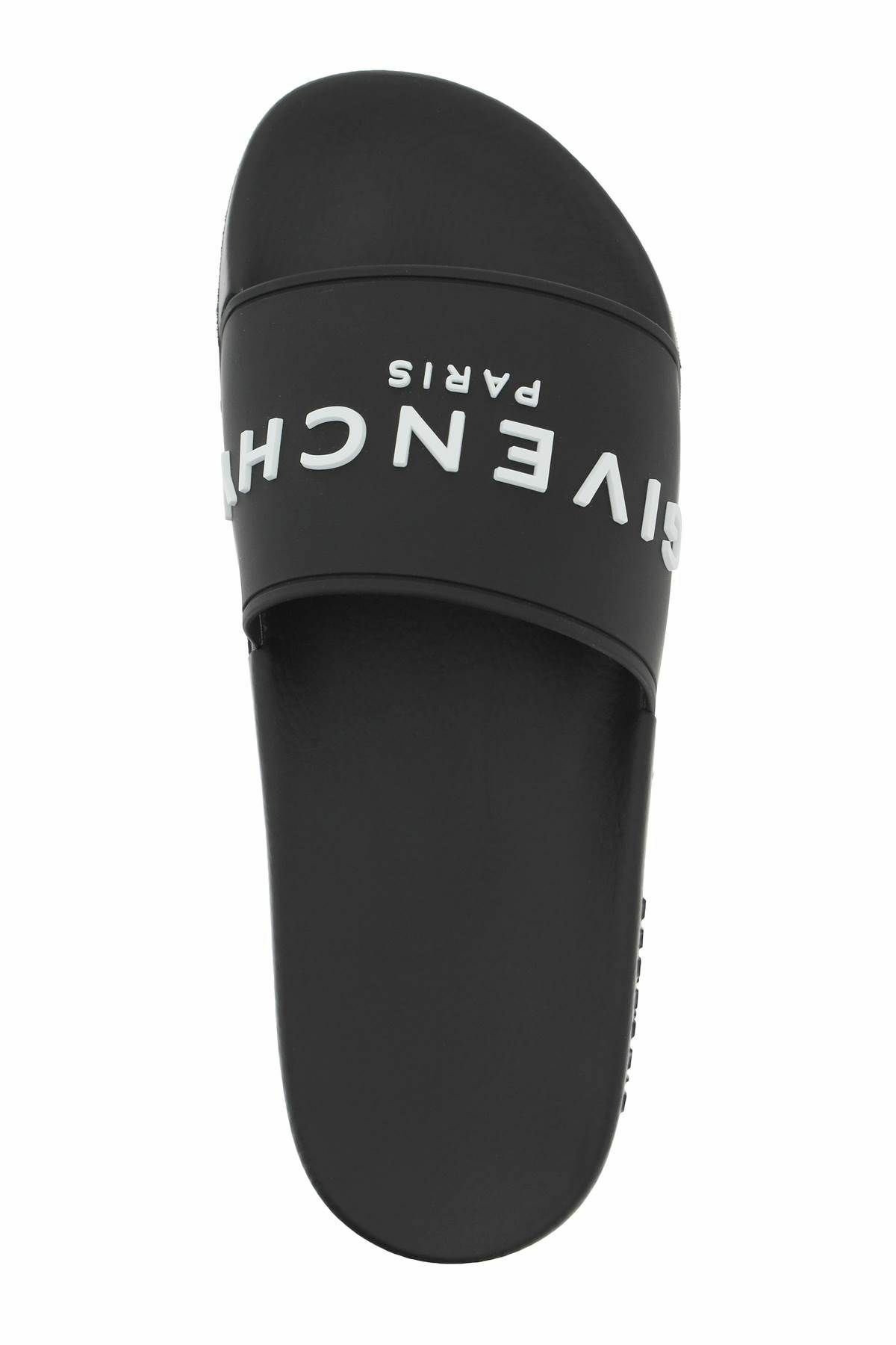 GIVENCHY logo rubber slides Black Givenchy
