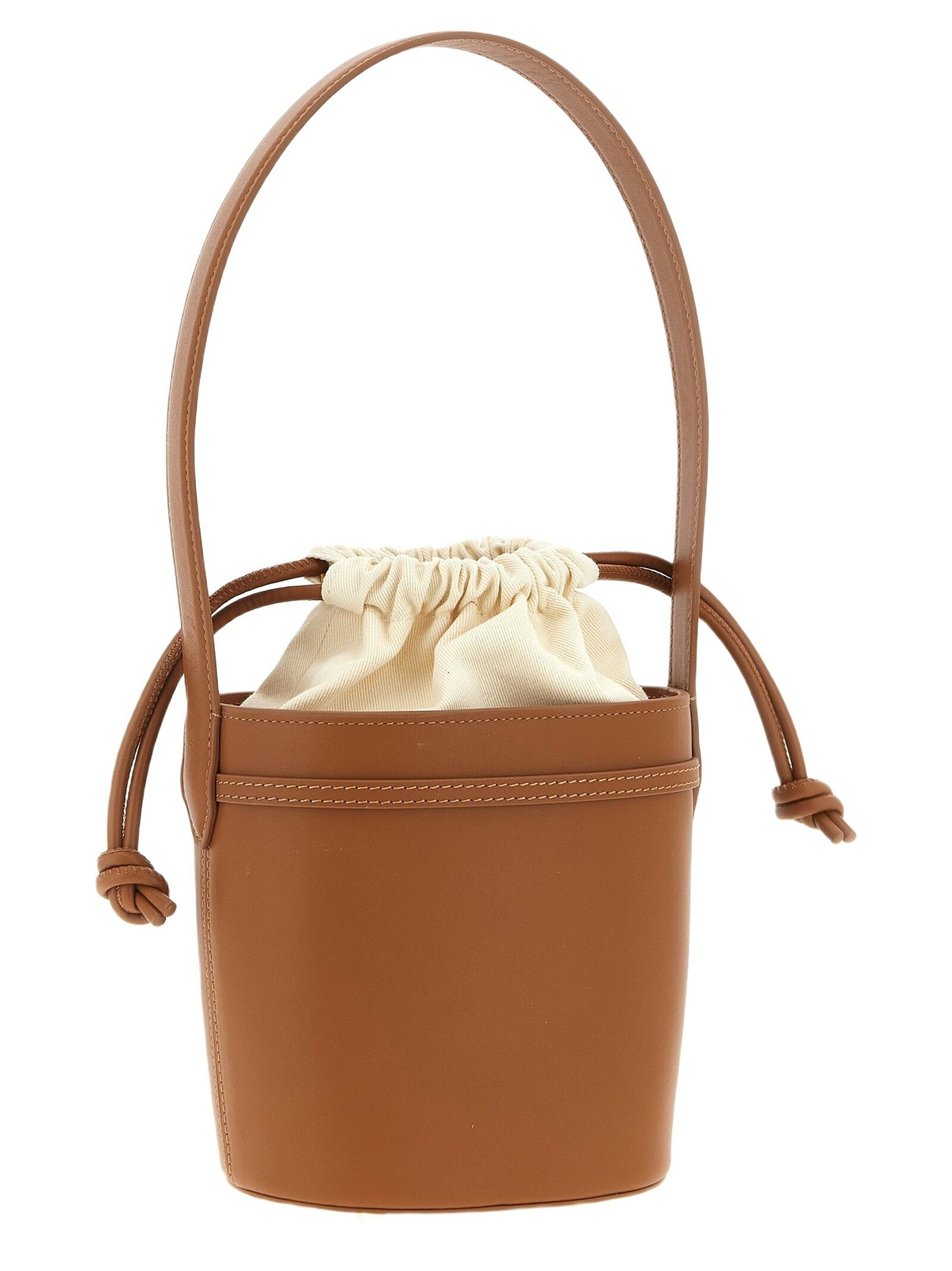 self-portrait brown Leather Shoulder Bow Bag Shoulder Bag Self-Portrait