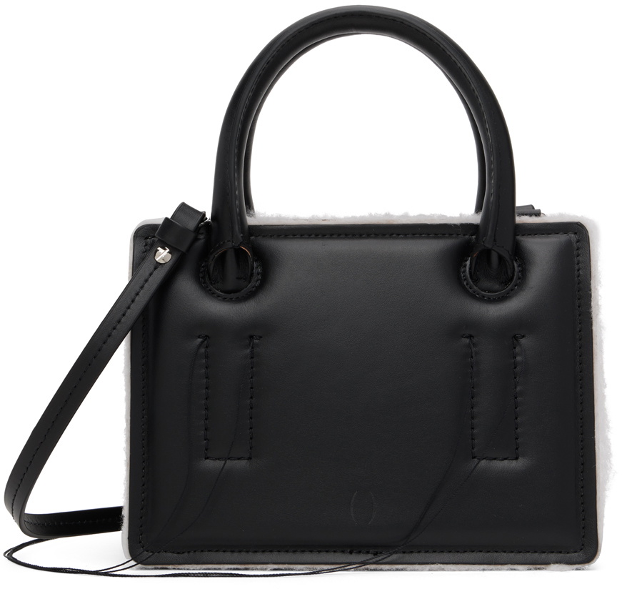 Dentro Black Mini Otto Top Handle Bag