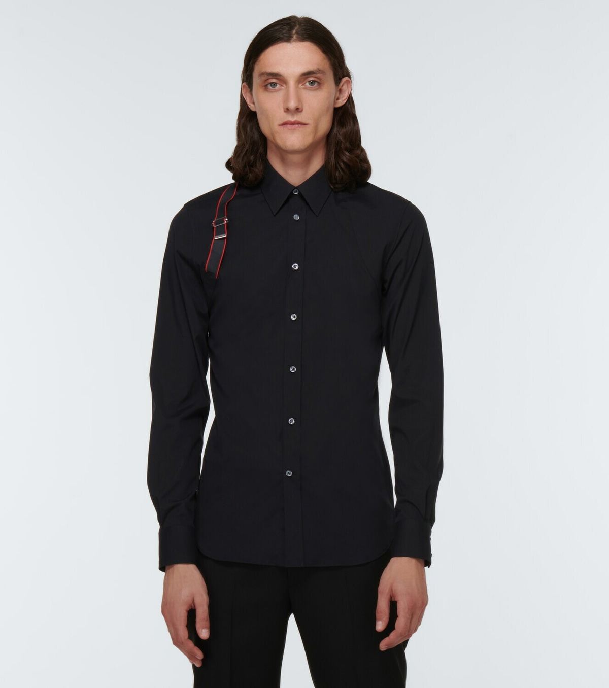 Alexander McQueen - Signature Harness cotton-blend shirt Alexander McQueen