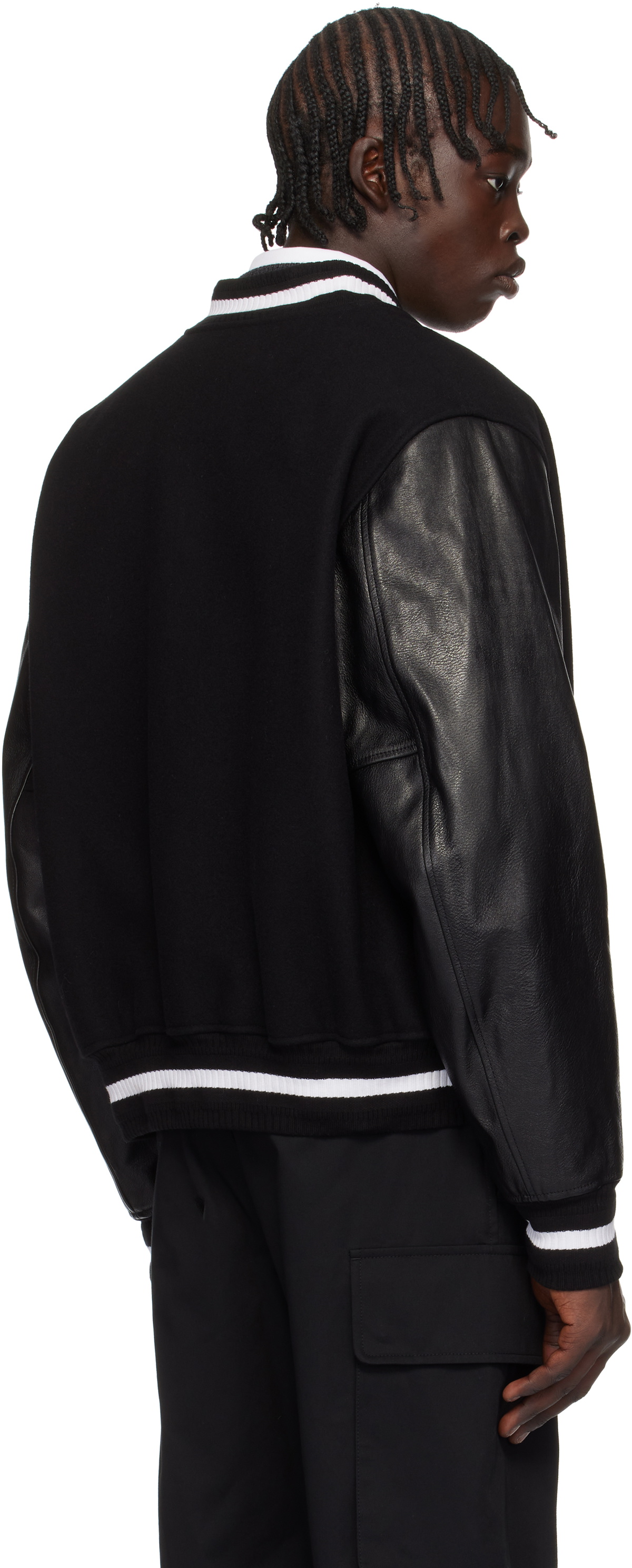 Givenchy Black 4G Varsity Bomber Jacket Givenchy