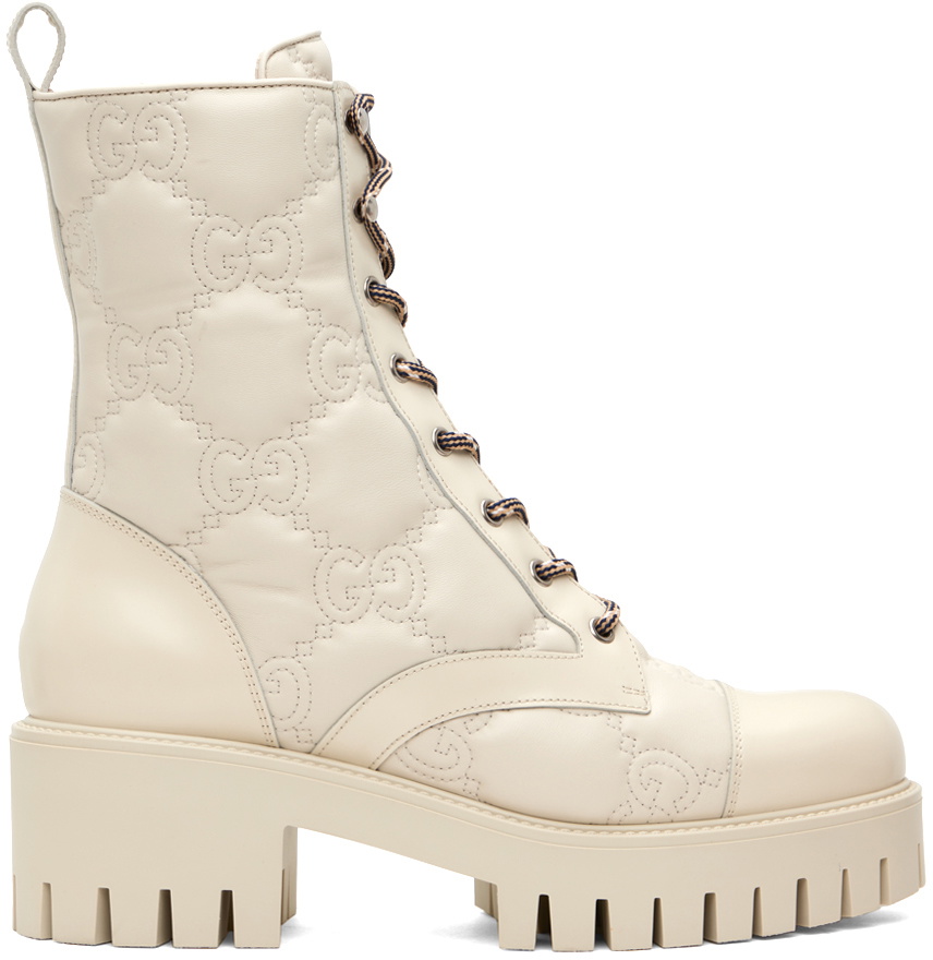 Gucci Off-White GG Boots Gucci