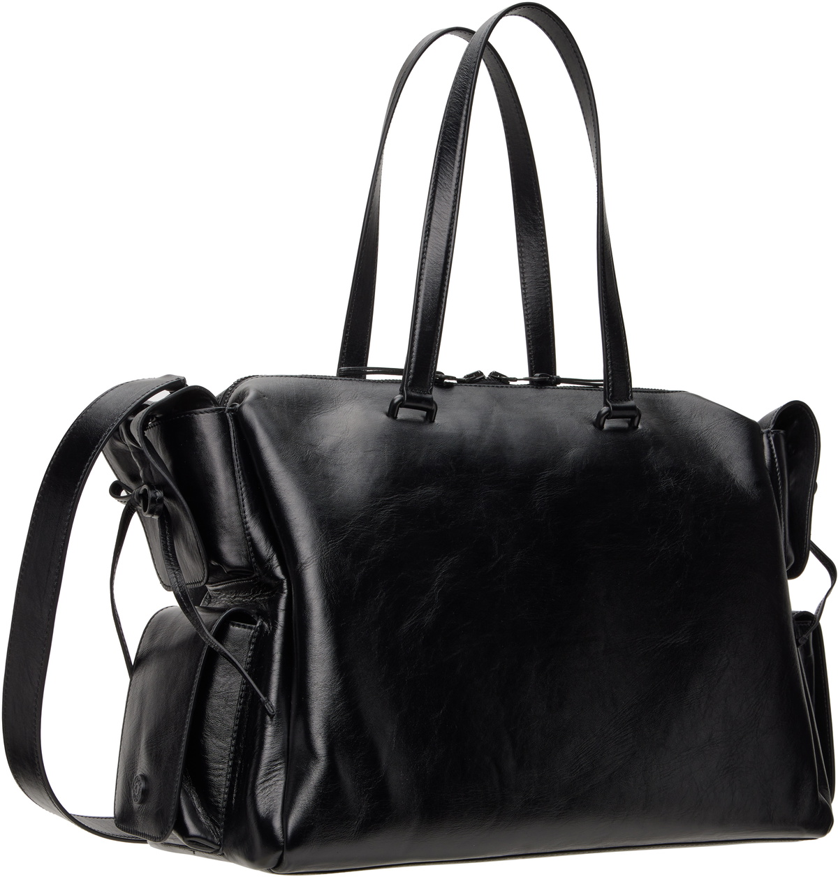 Acne Studios Black Multipocket Tote Acne Studios