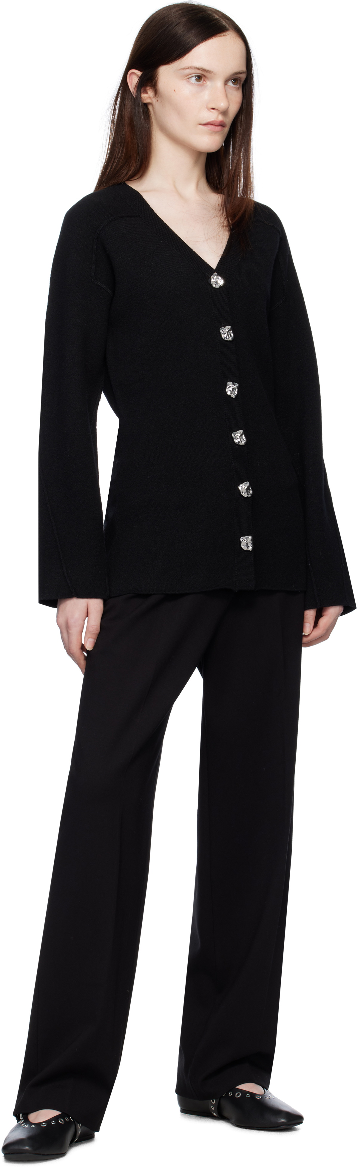 rag & bone Black Tasha Ponte Trousers Rag and Bone