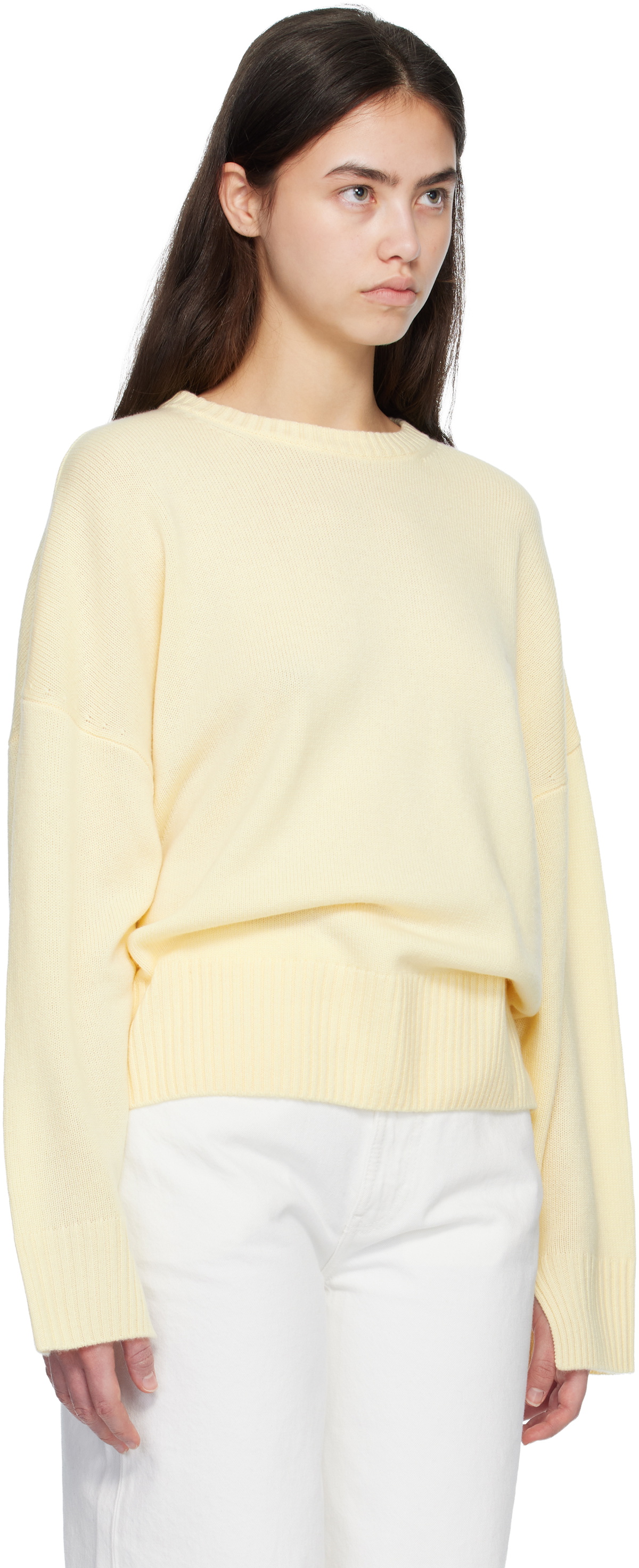 Loulou de Saison Off-White ANTON Cashmere Sweater Loulou Studio