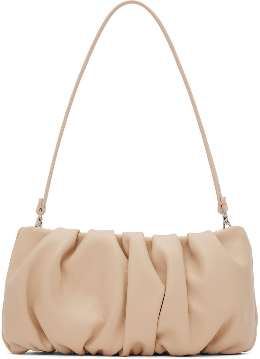 Staud Beige Convertible Bean Shoulder Bag Staud