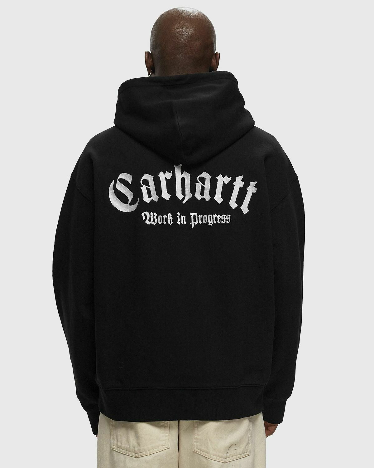 Carhartt Wip Hooded Onyx Script Sweat Black - Mens - Hoodies Carhartt WIP