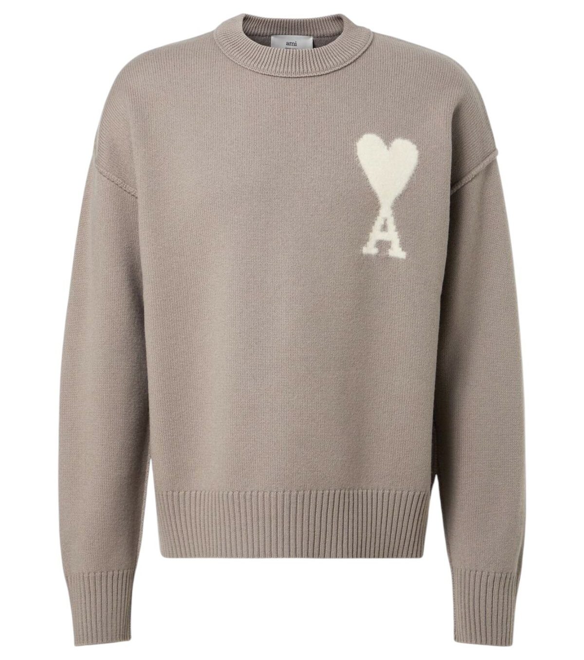 AMI Paris Blue Ami de Cœur Sweater AMI AMI Paris Blue Ami de Cœur Sweater AMI