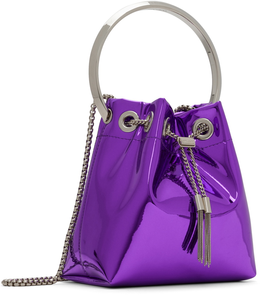 Jimmy Choo Purple Bon Bon Bucket Bag Jimmy Choo