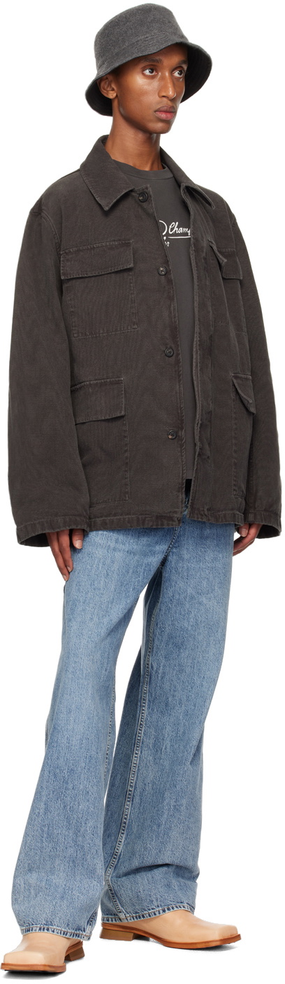 OUR LEGACY Black Uniform Denim Jacket Our Legacy