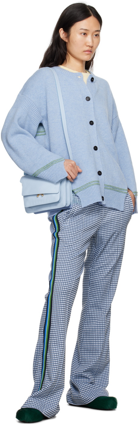 Marni Blue Medium Soft Trunk Bag Marni